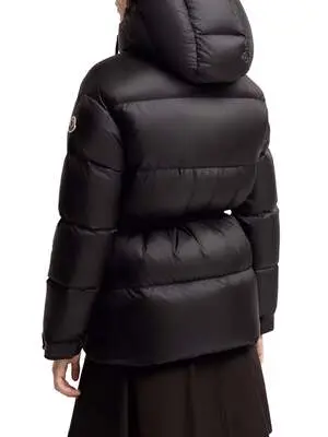 Moncler Sesie Midi Hooded Puffer Coat