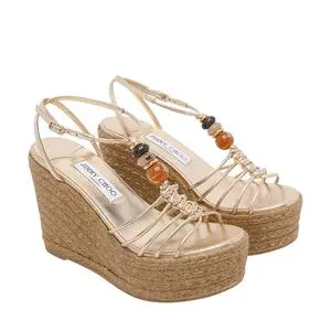 JIMMY CHOO Lemi Wedges - Gold