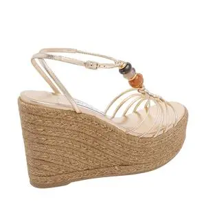 JIMMY CHOO Lemi Wedges - Gold
