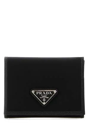 Prada Fabric Wallet - Black