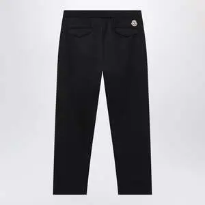 Moncler Jogger Trousers With Logo Patch