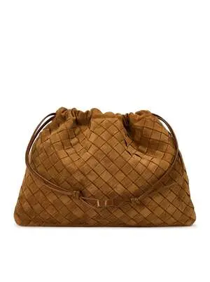 Bottega Veneta Medium Suede Clutch