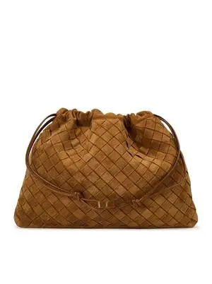 Bottega Veneta Intrecciato Suede Pouch - Multicolor