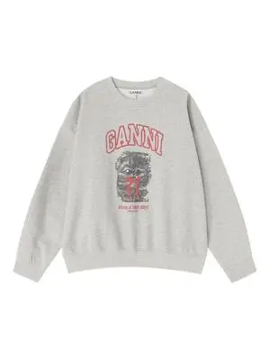 GANNI Margot Kitty Sweatshirt - Multicolor