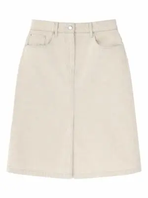 A.p.c. Denim Midi Skirt - Multicolor