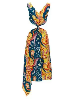 Marni No Vacancy Inn Long Dress - Multicolor