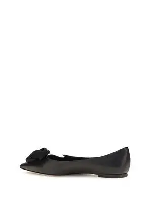 ROGER VIVIER Suede Rose Vivier Ballerinas