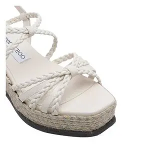 JIMMY CHOO Nyra Wedges - White