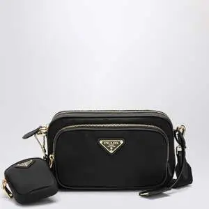 Prada Re-nylon Crossbody Bag - Black