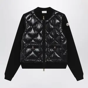 Moncler Padded Zip-up Sweatshirt - Black