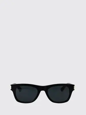 Saint Laurent Acetate Aviator Sunglasses With Rectangular Shape And Logo