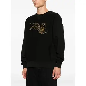 Kenzo Sequin-embellished Tiger Motif Sweatshirt