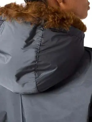Miu Miu Technical Fabric And Shearling Windbreaker