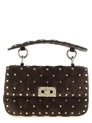 Valentino Garavani Rockstud Spike' Shoulder Bag - Brown