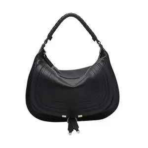 Chloé Marcie Shoulder Bag - Black