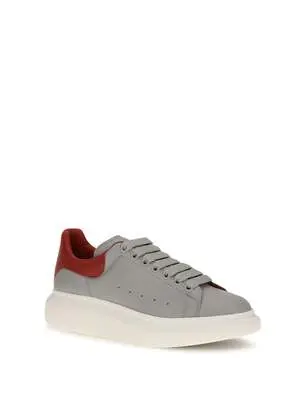 Alexander McQueen Leather Sneakers - Gray