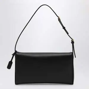 Valentino Garavani Small Devain Leather Shoulder Bag - Black