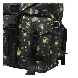 GANNI Re-tech Printed Backpack
