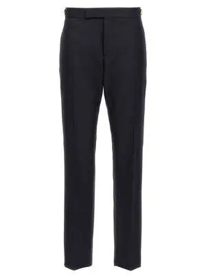 Thom Browne Low Rise Pants - Blue
