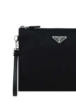 Prada Re-nylon And Saffiano Necessaire Beauty Case - Black