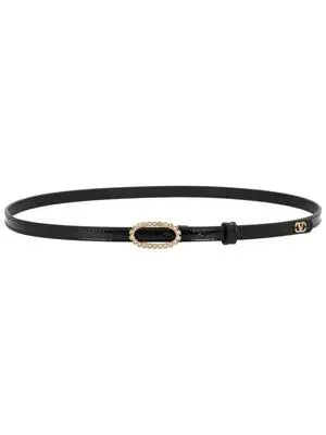 Valentino Garavani Vlogo Signature Belt - Black