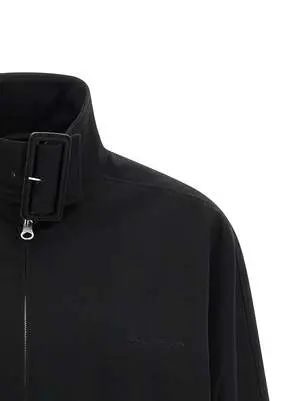 COURREGES Buckle Zipped Bomber' Jacket