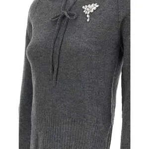 Simone Rocha Grey Knitwear Jumpers