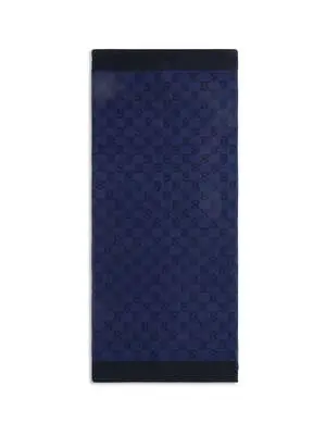 Gucci Gg Cotton Terry Towel - Blue