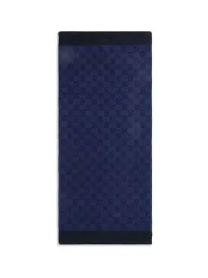 Gucci Gg Cotton Terry Towel - Blue