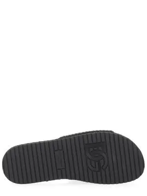 Dolce & Gabbana Logo Espadrille Slides