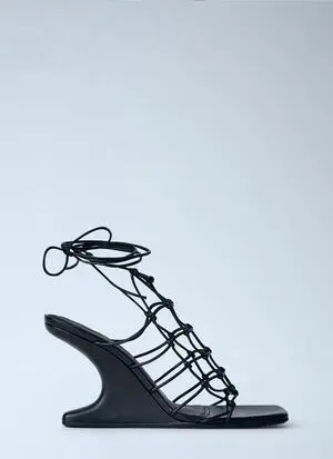 Rick Owens Web Cantilever 8 Sandals - Black