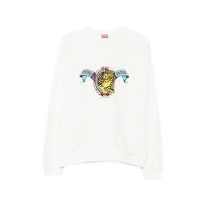 Kenzo Graphic Print Sweatshirt - White