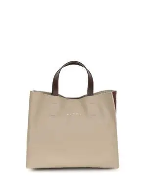 Marni Museo Tote Bag - Cream
