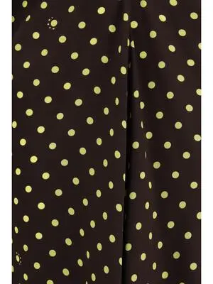 Marni Polka Dot Crepe Dress