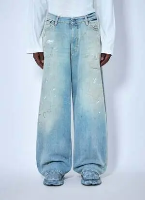 Acne Studios 2023 U Trafalgar Loose Fit Jeans - Blue