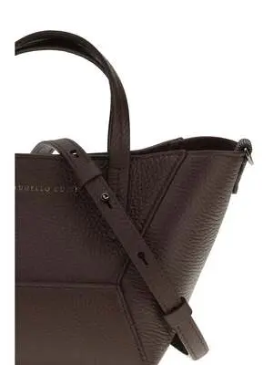 Brunello Cucinelli Bc Duo Leather Handbag