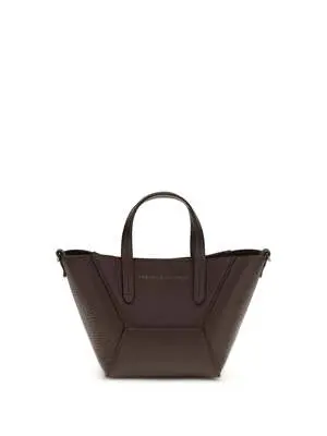 Brunello Cucinelli Bc Duo Leather Handbag - Multicolor