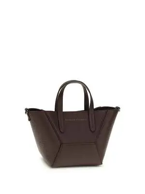 Brunello Cucinelli Bc Duo Leather Handbag - Multicolor