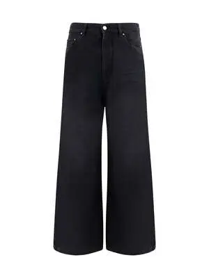 Amiri Wide-leg Jeans - Black