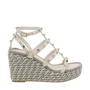 Valentino Garavani Rockstud Wedges - White