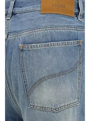 Amiri Slash Flared Distressed Jeans