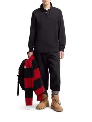 Moncler Cotton Piqué Polo Shirt With Logo