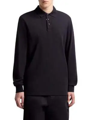 Moncler Cotton Piqué Polo Shirt With Logo