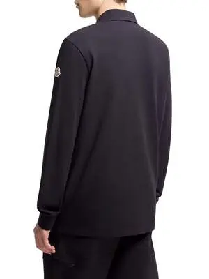 Moncler Cotton Piqué Polo Shirt With Logo