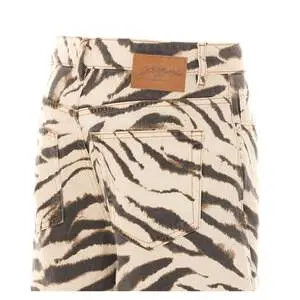 GANNI Lari Wide Jeans - Cream