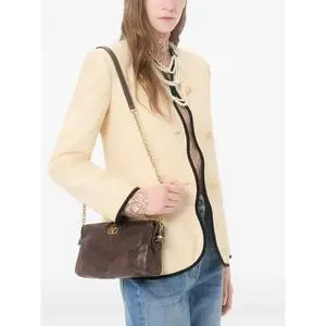 Valentino Garavani Panthea Small Shoulder Bag - Brown