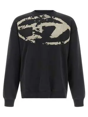 DIESEL® S-boxt-n5' Sweatshirt - Black