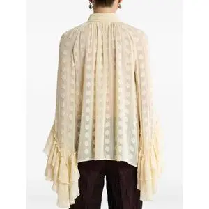 Etro Silk-blend Crepon Jacquard Shirt