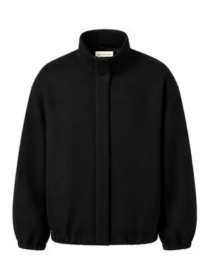 Dries Van Noten Wool-blend Bomber Jacket - Black