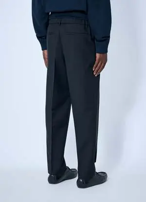 JIL SANDER Tapered Cropped-leg Trousers
